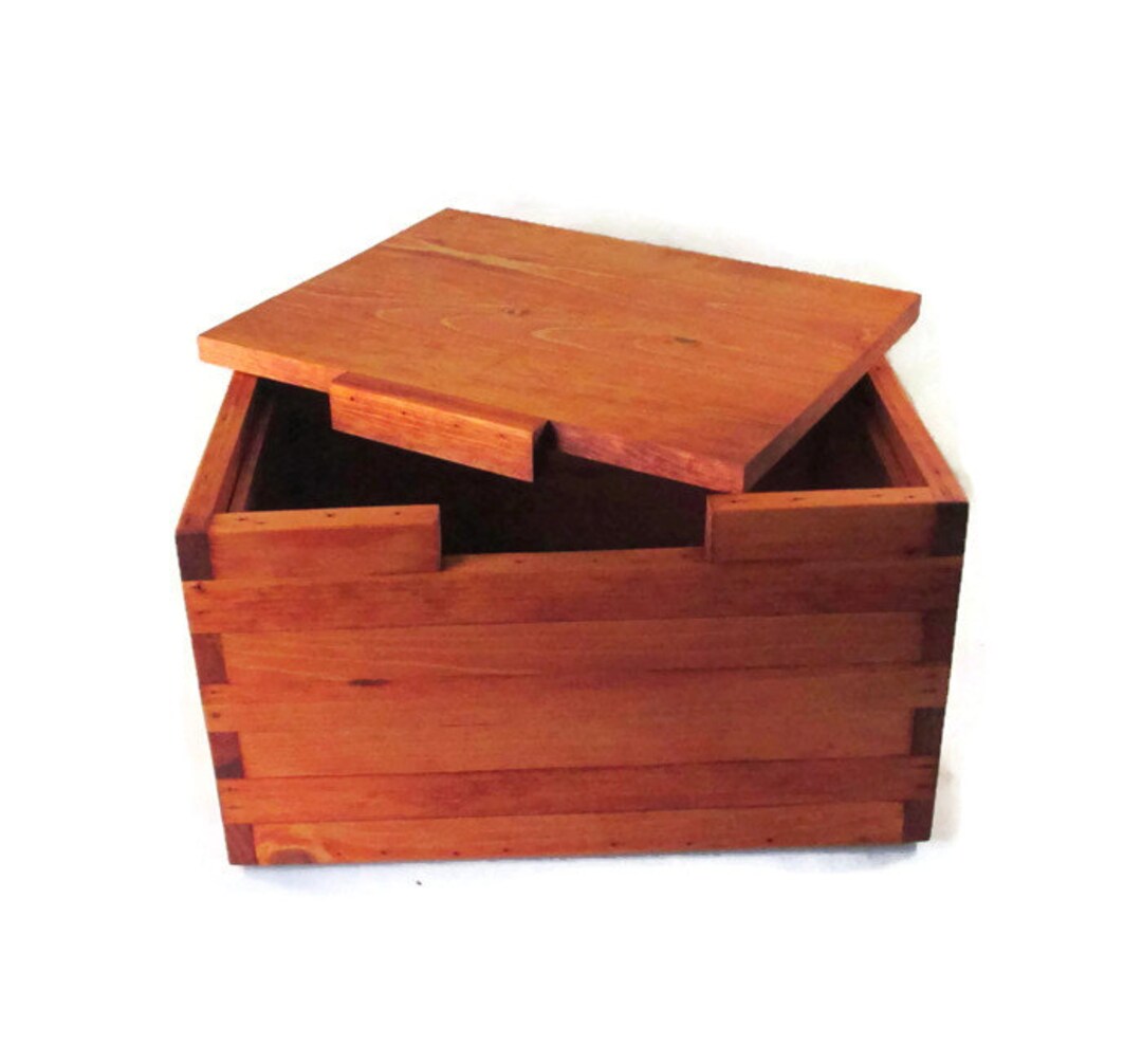 Large Wood Memory Box for Keepsakes or Storage - Etsy