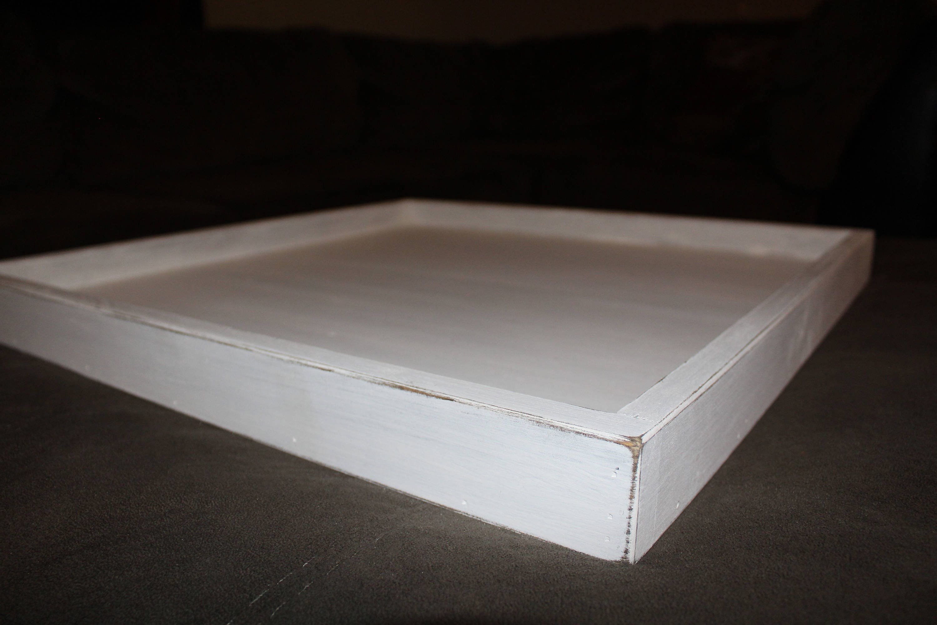 Rustic Coffee Table Tray Lodge Decor Torched Wood - Etsy