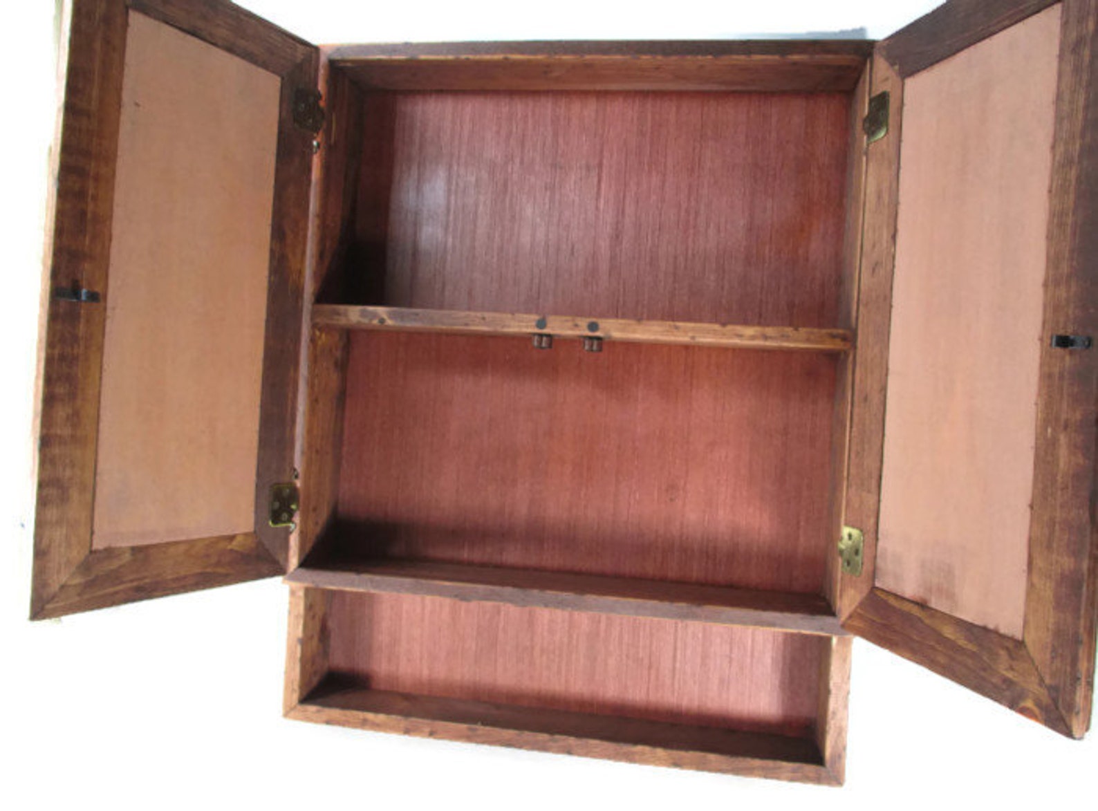 Rustic Furniture - Wood Cabinet - Red Oak - Office or Kitchen Decor - Etsy