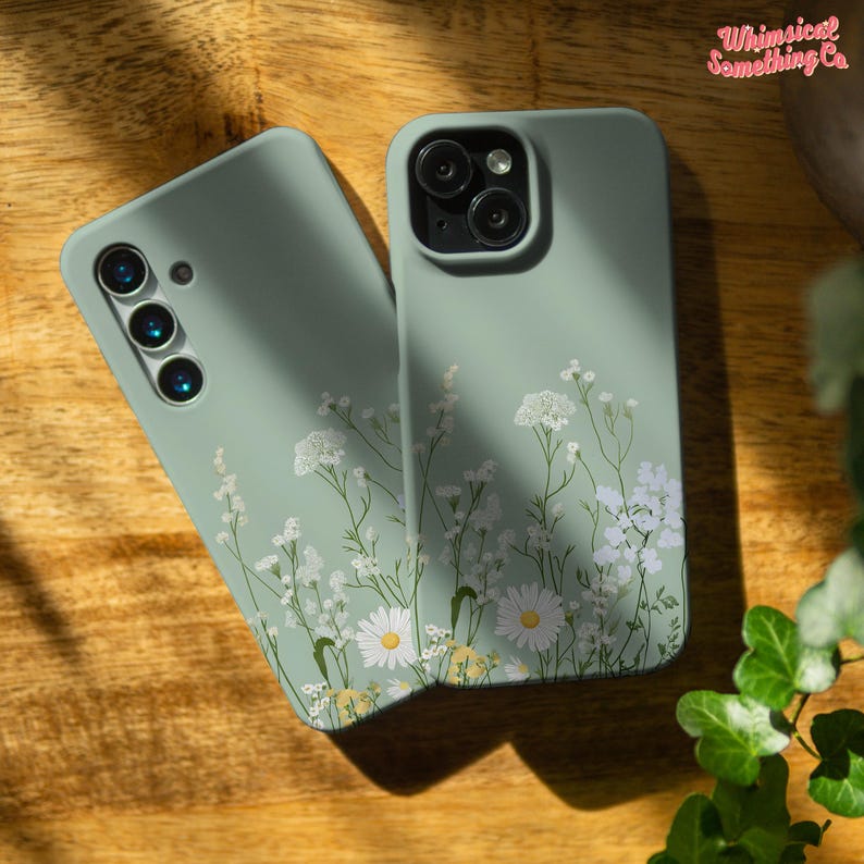 Wild Flowers Case for Samsung Galaxy S25 S24 A55 A15 S22 Ultra Galaxy ...