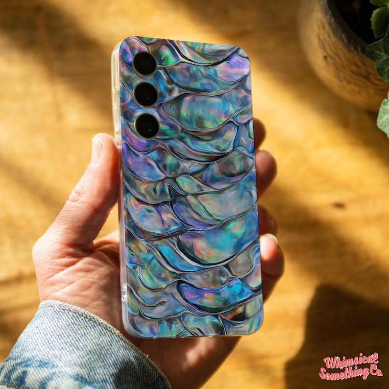 Abalone Shell Case for Samsung Galaxy A15 A55 S25 S22 S24 Ultra Note 10 ...