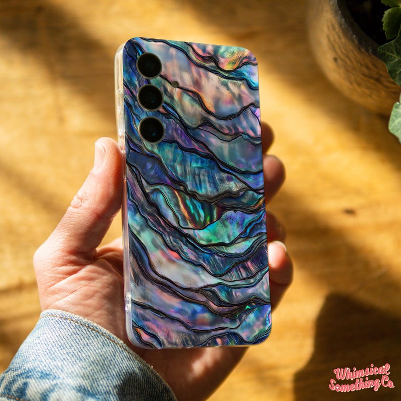 Abalone Shell Case for Samsung Galaxy A15 A55 S25 S22 S24 Ultra Note 10 ...