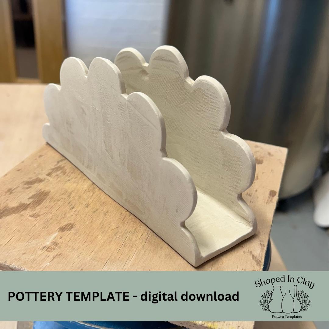 POTTERY TEMPLATE: Napkin Holder - Etsy