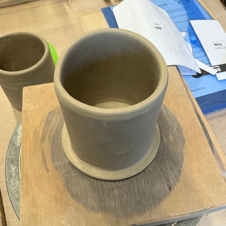 POTTERY TEMPLATE: French Butter Crock / Butter Keeper - Etsy