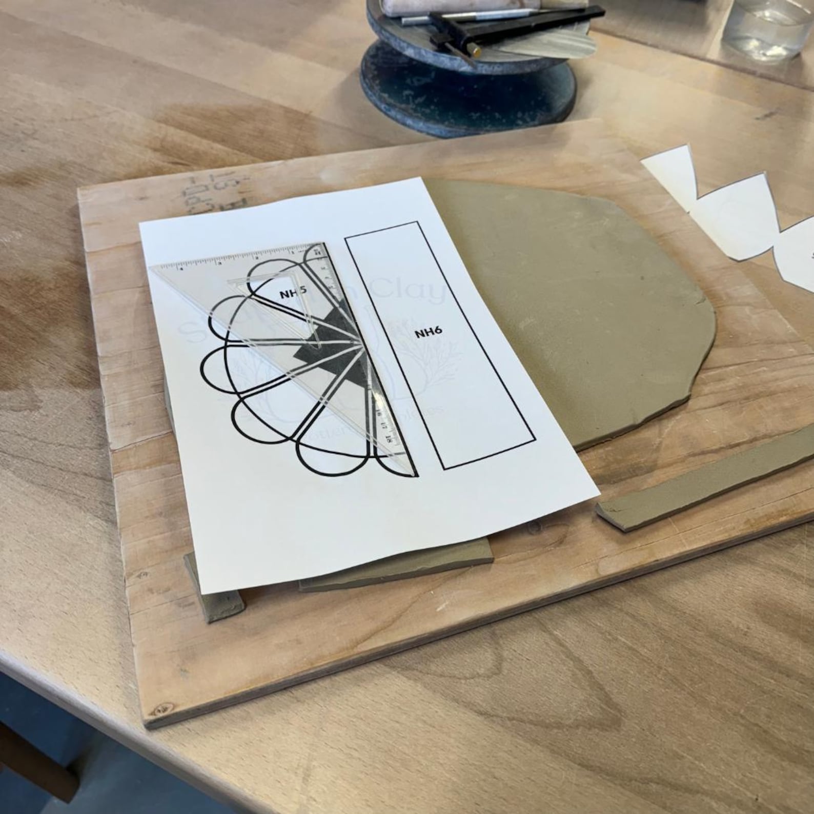 POTTERY TEMPLATE: Napkin Holder - Etsy