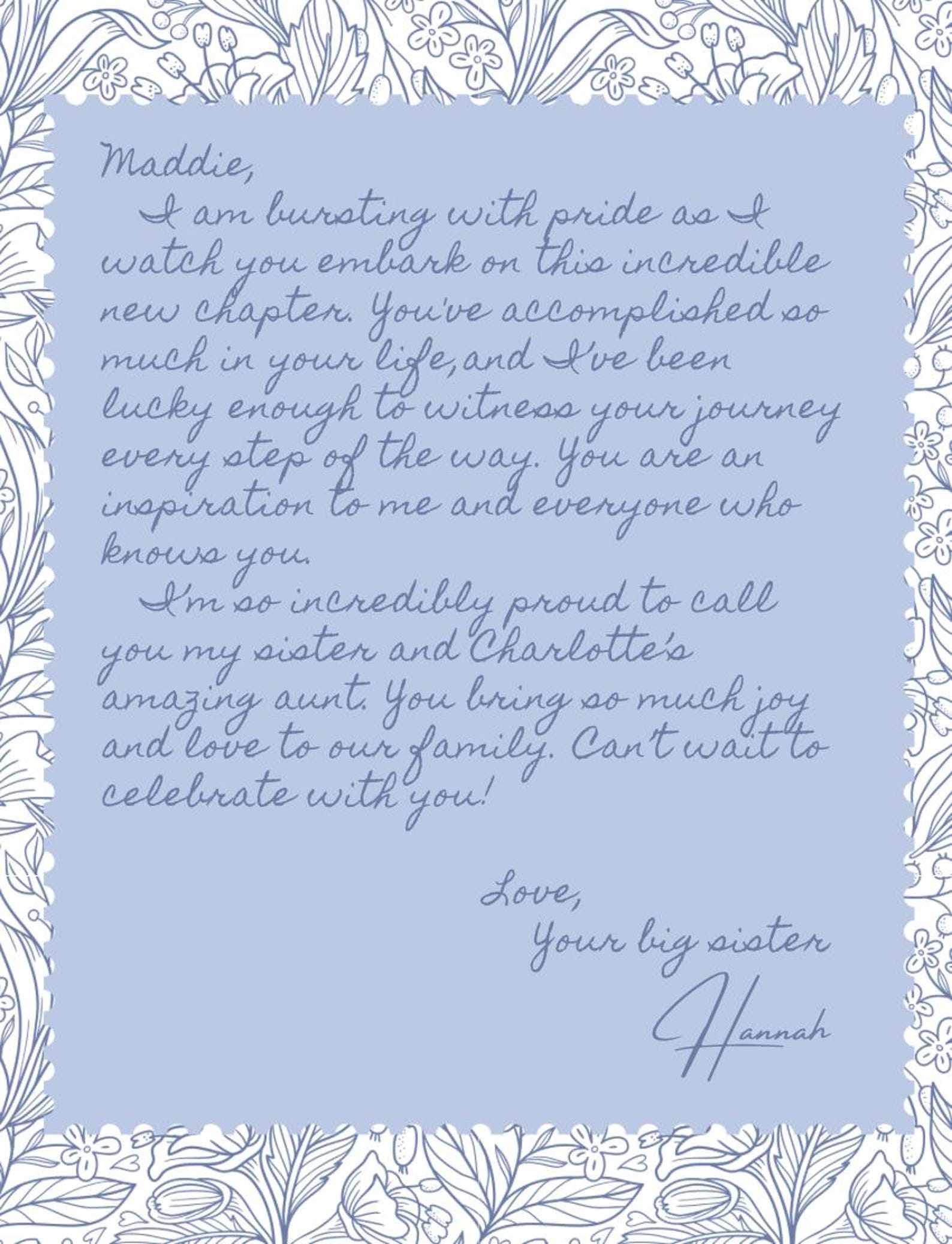 Letters to the Bride Scrapbook Template – Sentimental Wedding Gift ...