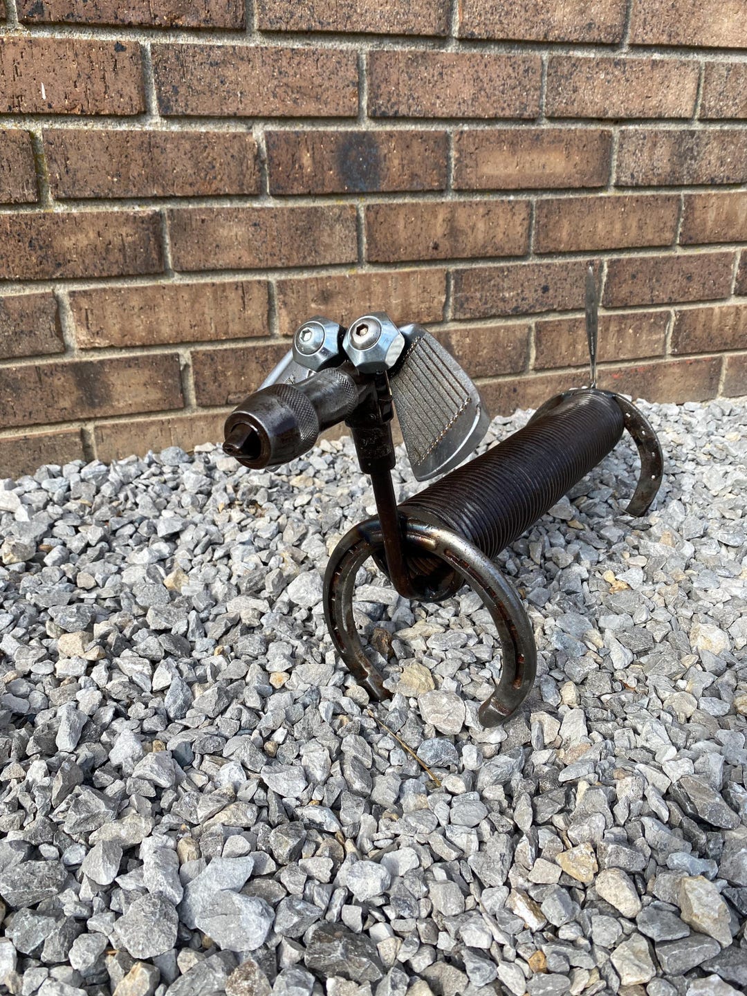 Dachshund Scrap Metal Dog Sculpture - Etsy