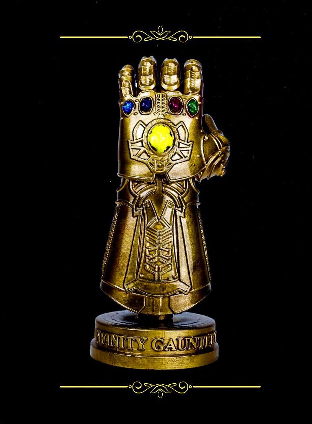Cosmic Gauntlet Replica - 3D Printed Hand-painted Decorative ...