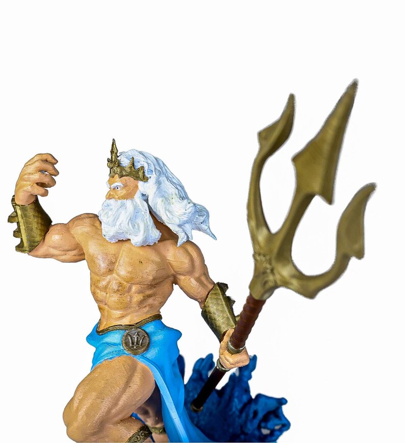 Figure of Poseidon God of the Seas - Etsy