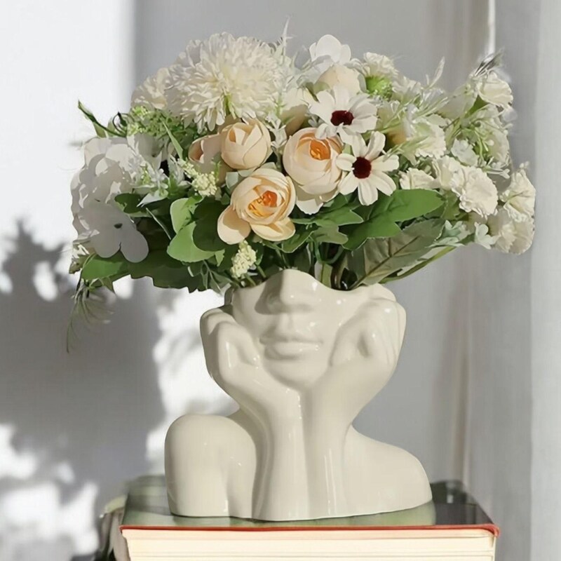 Abstract Face Vase - Etsy