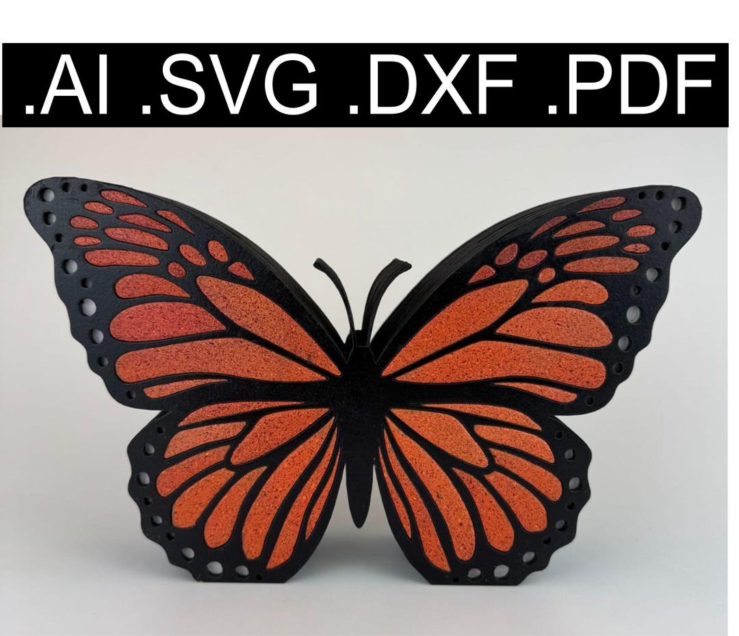 Butterfly Money Box SVG – Laser-ready Piggy Bank Template - Etsy