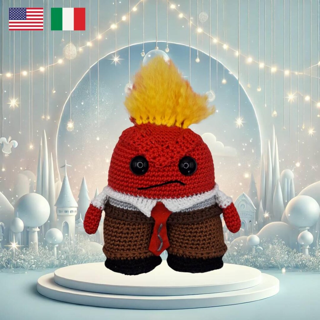 Anger Amigurumi Crochet Pattern: A Bold and Fiery Project Inspired by a ...