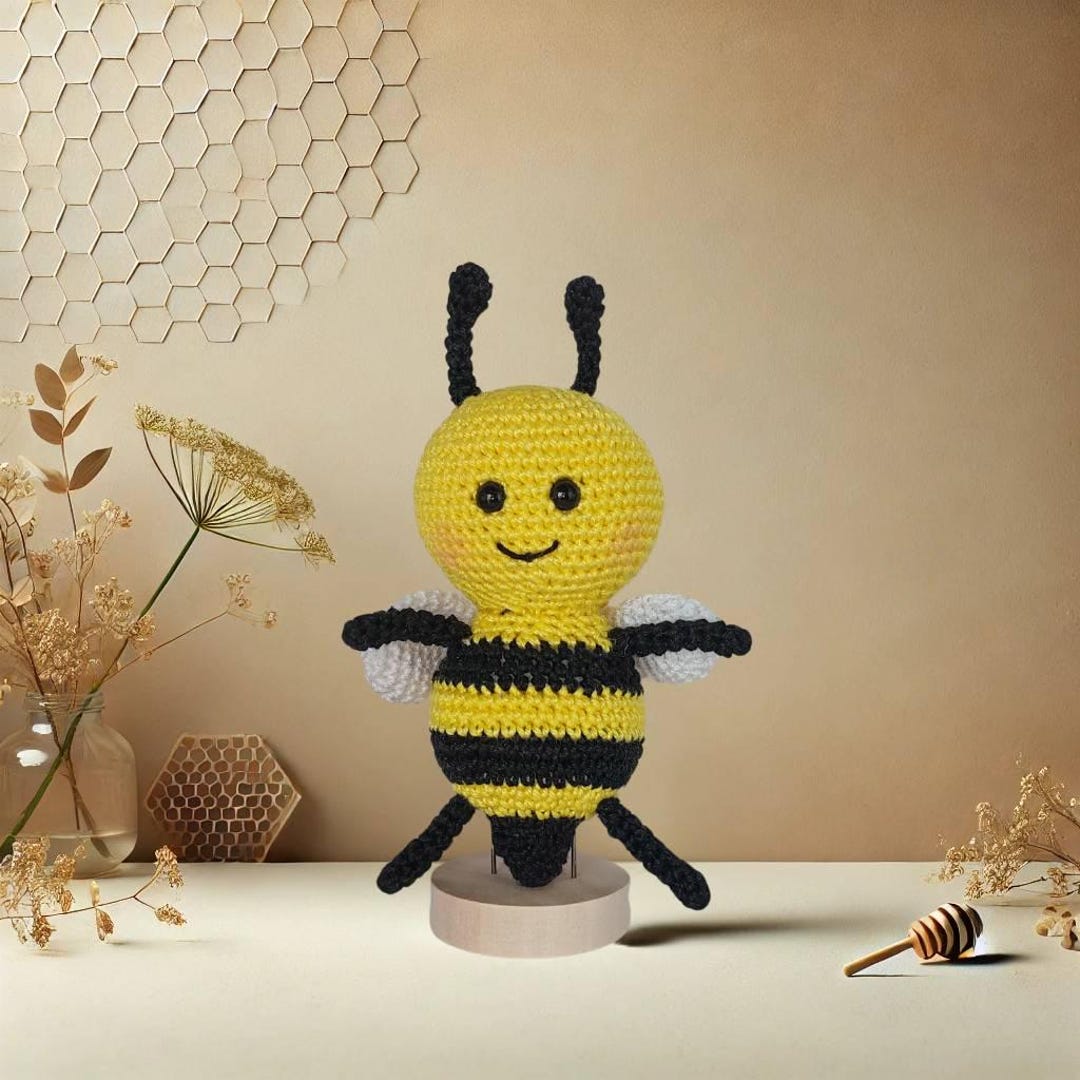 Bee Amigurumi Crochet Pattern: A Tiny Buzzing Friend to Brighten Your ...