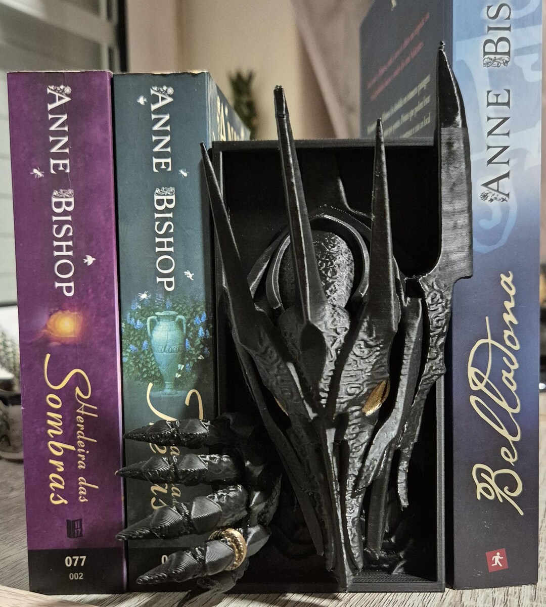 Sauron Book Nook Hand Painted Bookend 3D Printed Lord of the Rings ...