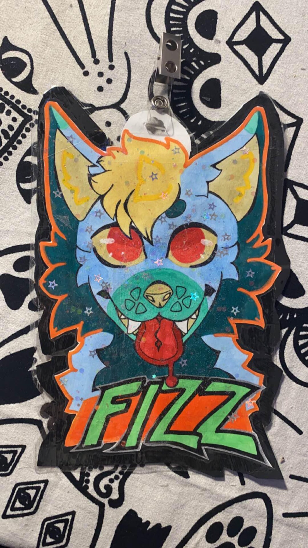 Fursona Name Tag Badge - Etsy