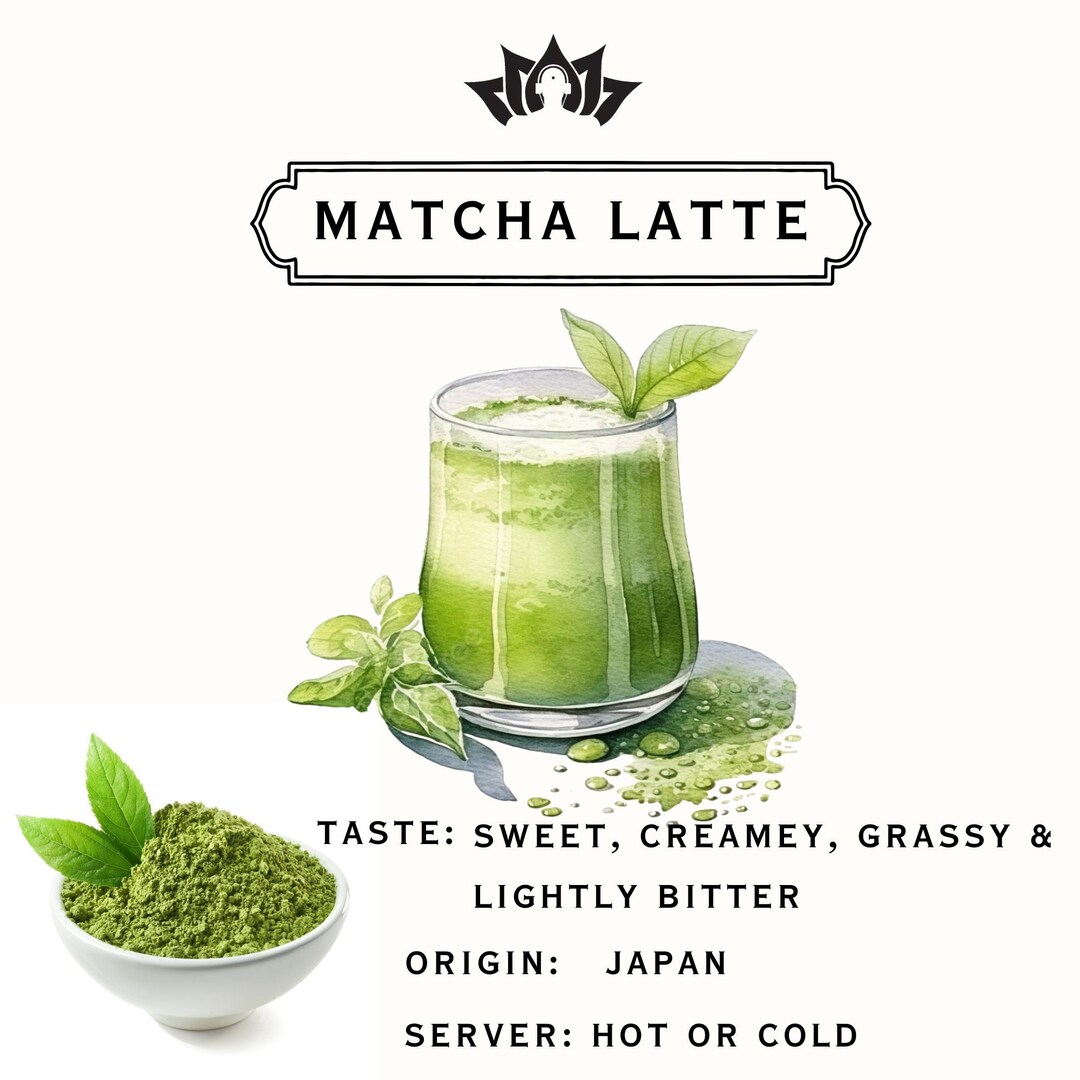 Matcha Latte Drink Mix Powder / Green Tea by Urban Monk Tea Co. - Etsy