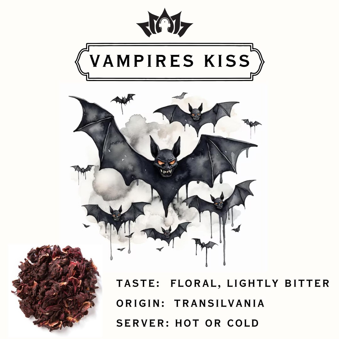 Vampires Kiss Loose Leaf Herbal Tea by Urban Monk Tea Co. 100% Natural ...