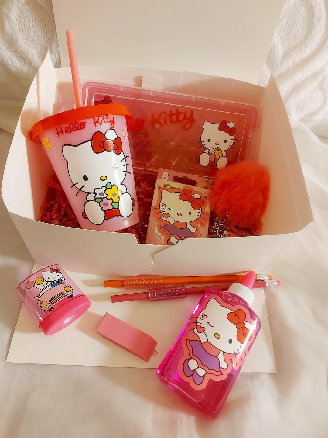 Hello Kitty Gift Box - Etsy