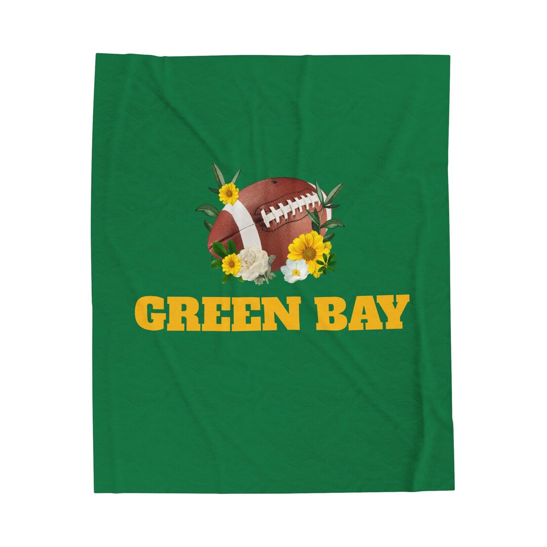 Plush Blanket, Green Bay Packers Gameday Blanket, NFL Football Decor ...