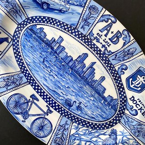 Personalized Platter Vintage Style House Family Platter Custom Plate ...