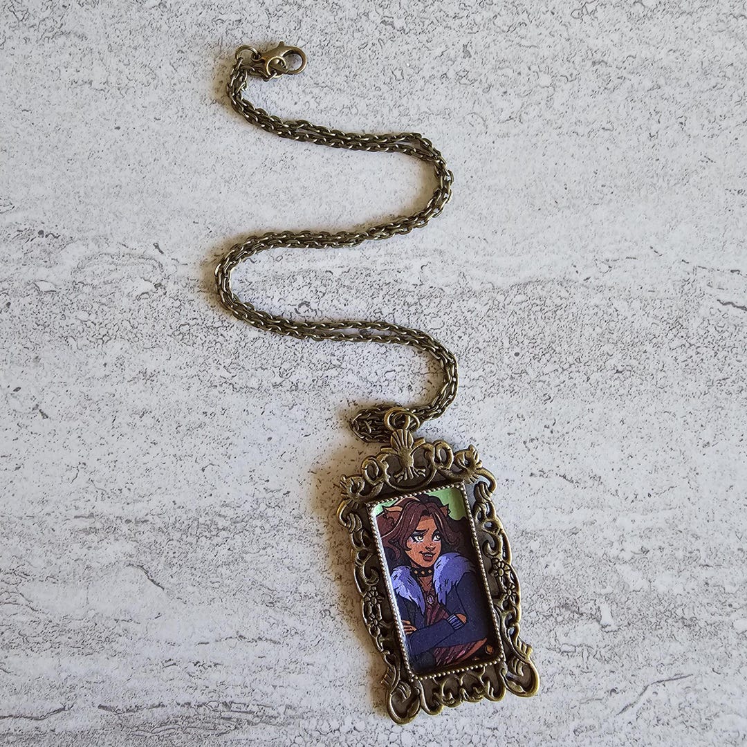 Comic Book Necklace: Repurposed Art Pendant, 21-inch Chain - Etsy