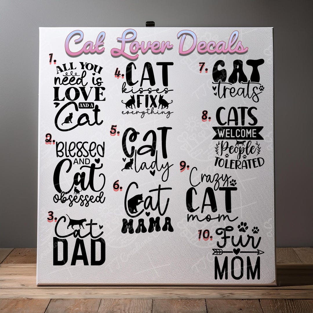 Cats, Cat Decals, Awesome Cats, Cute Cats, Amazing Cats, Love Cat Vinyl ...