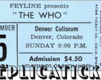 Five 1956-76 Elvis Presley Unused Paper Replica Concert - Etsy