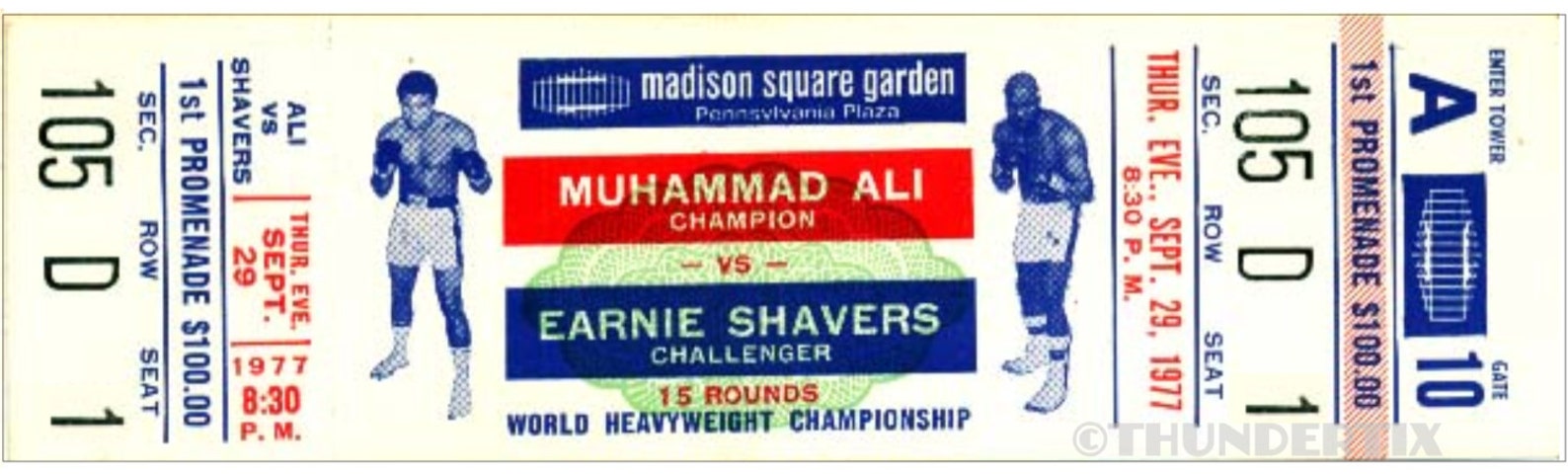 5 1974-1978 VINTAGE BOXING Full Unused Tickets Scrapbooking | Etsy