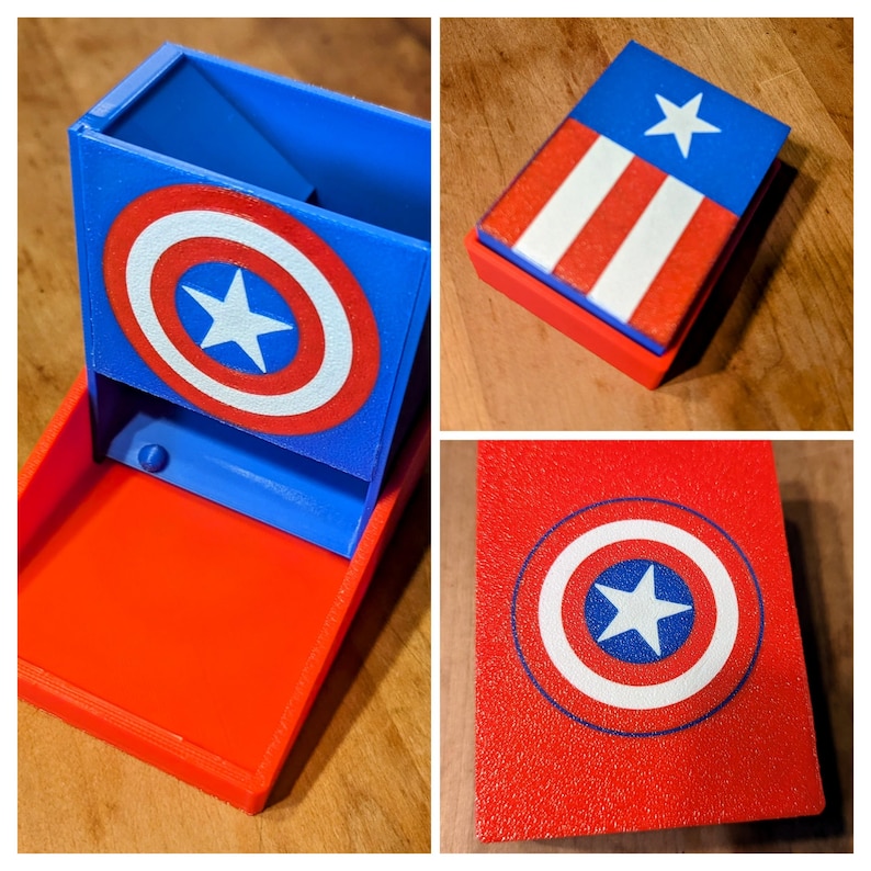 Captain America Dice Tower - Etsy