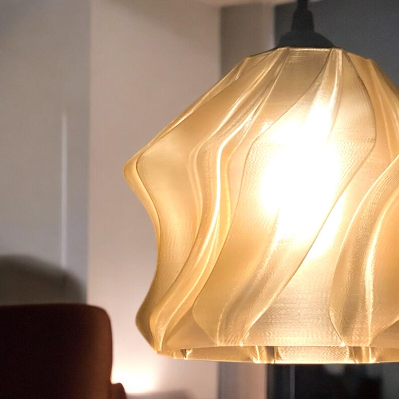 Unique 3D Printed Pendant Lamp Modern Pendant Lights Fixture Modern Lighting Solution & Eco ...