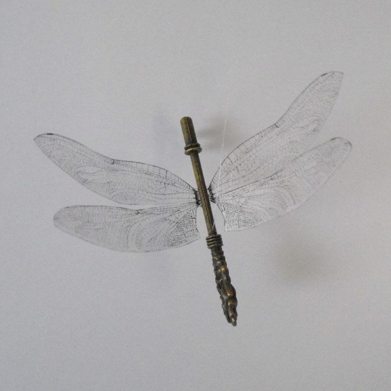 Magical 'flying' Key With Dragonfly Wings in Antique Brass - ASHDF - Etsy