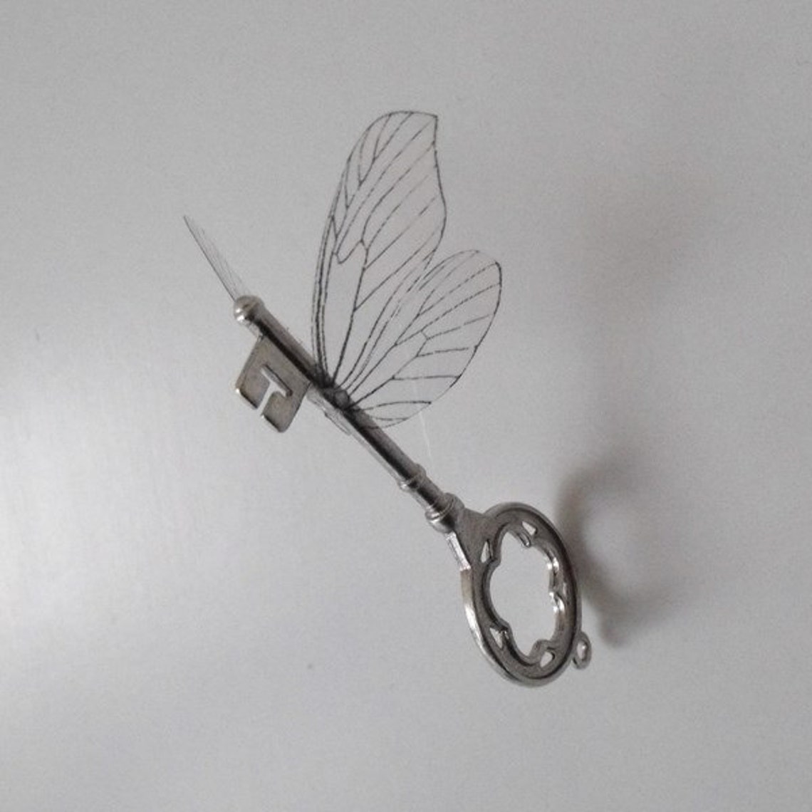 Flying 'magical' Winged Key With Small Butterfly Wings | Etsy