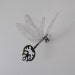 Flying Winged Key With Dragonfly Wings in Antique Brass - ASCFDF - Etsy