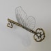 Flying Magical Key With Large Butterfly Wings in Antique Brass - ABOLBF ...