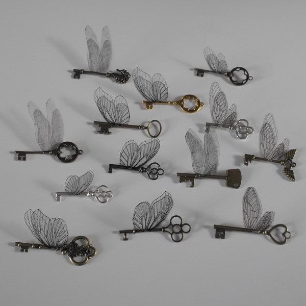 Key With Wings - Etsy