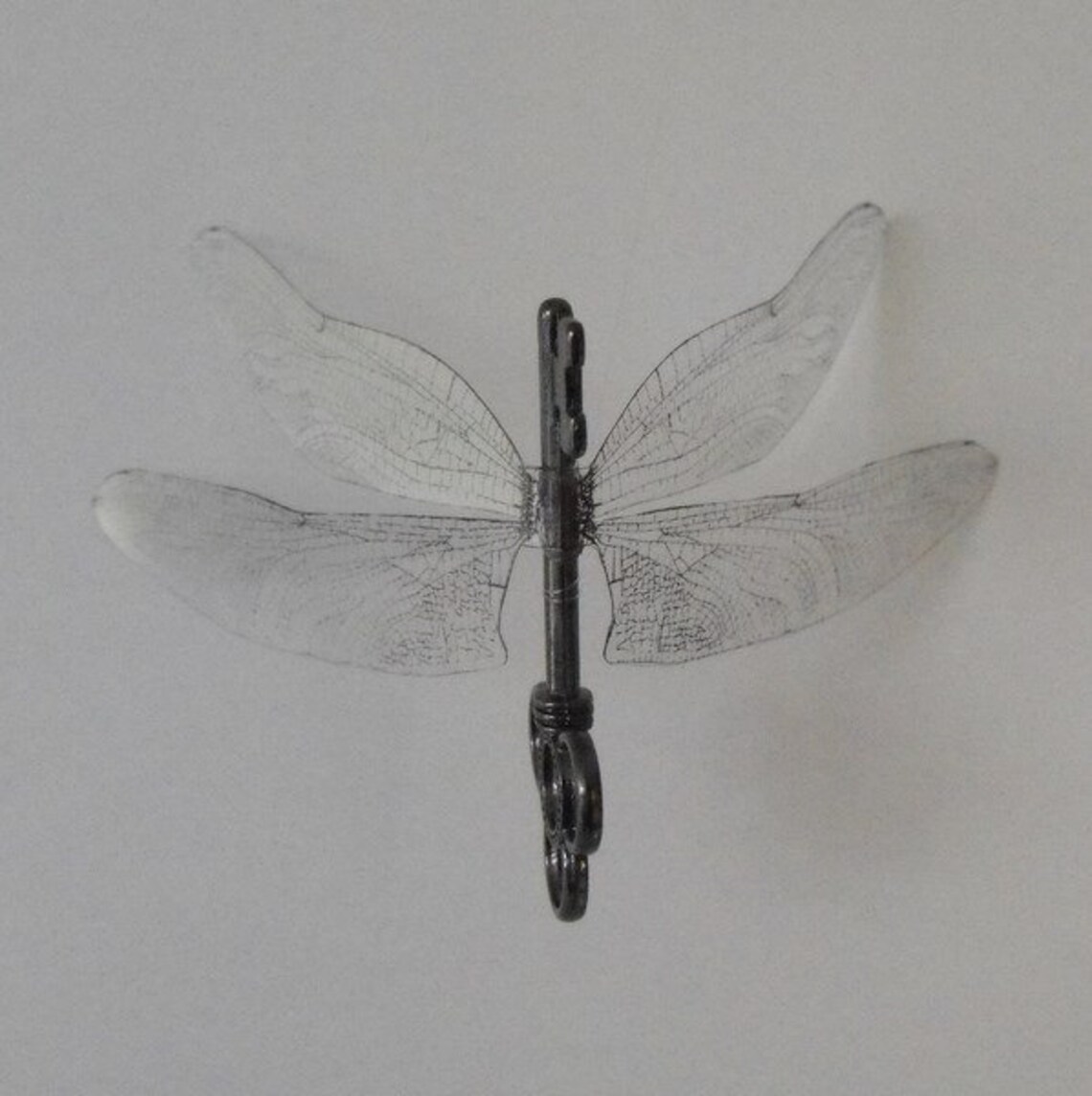 Flying 'magical' Key With Dragonfly Wings in Gunmetal Black - BDTTDF ...