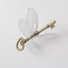 Flying Winged Key With Small Butterfly Wings in Antique Brass ABFNSBF ...