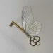 Flying 'magical' Key With Large Butterfly Wings in Antique Brass ...