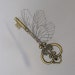 Magical 'flying' Key With Large Butterfly Wings in Antique Brass ...