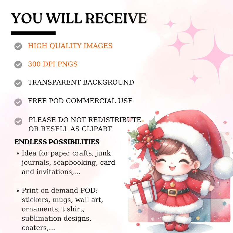 20 Festive Caroling Clipart Bundle, Watercolor Christmas Carols Clipart ...