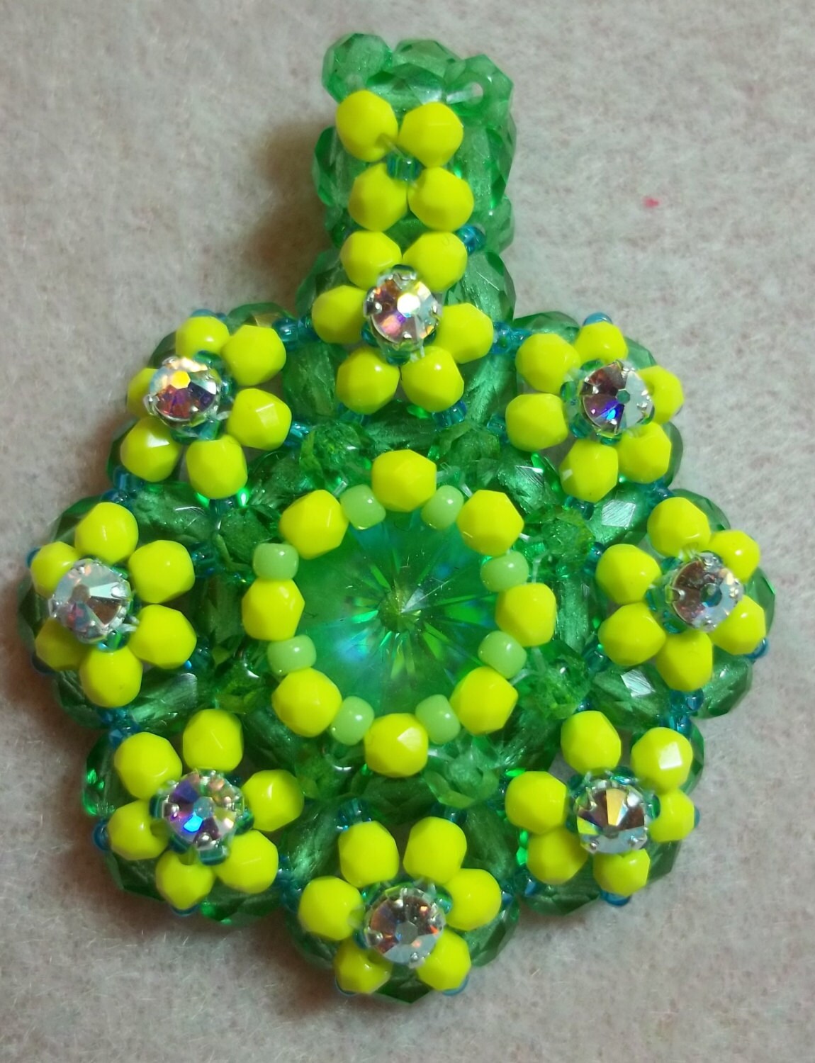 Tula Flower Pendant PDF Pattern Tutorial (INSTANT DOWNLOAD) - Etsy