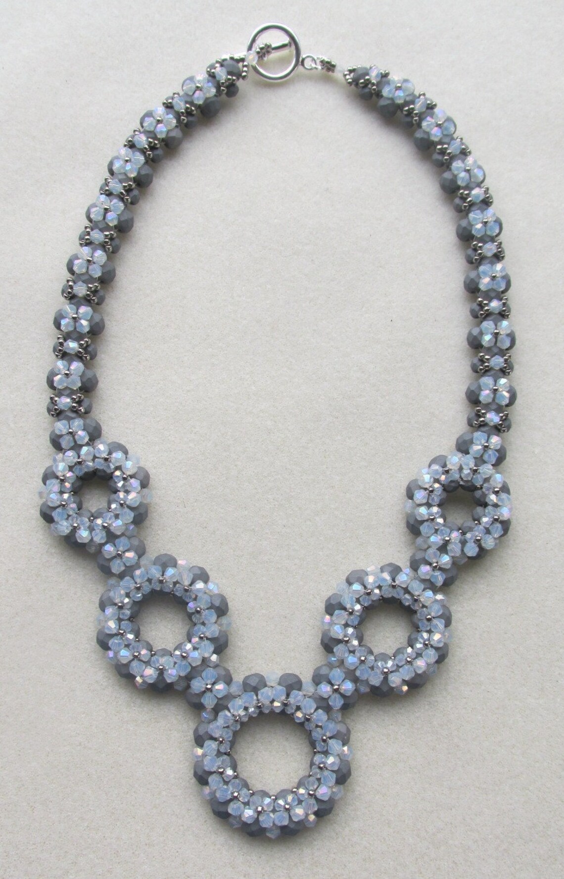 Bling Ring Necklace PDF Beading Tutorial Pattern (INSTANT DOWNLOAD) - Etsy