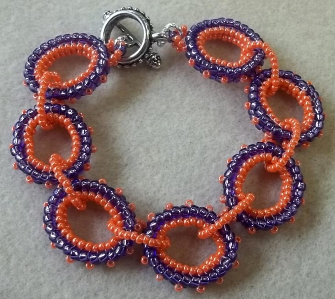 Circle Circus Bracelet PDF Bead Weaving Tutorial INSTANT DOWNLOAD - Etsy