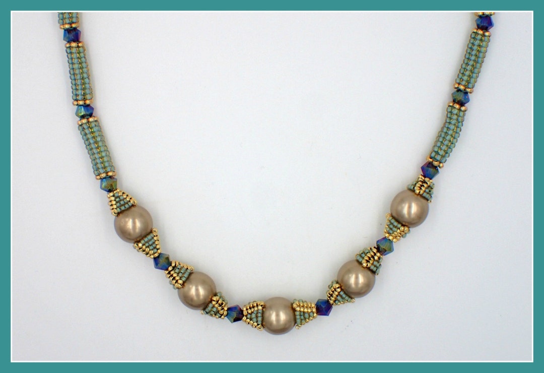 PDF Herringbone Tube Beads Tutorial (INSTANT DOWNLOAD) Tube-tastic ...