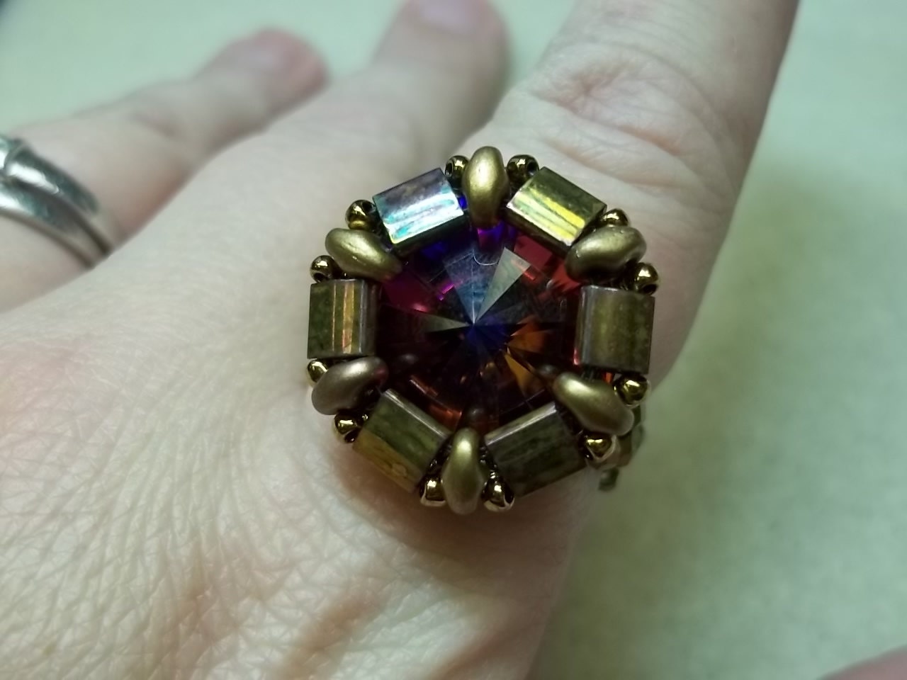 Tell Tell Tila Ring PDF Bead Weaving Pattern Tutorial INSTANT - Etsy