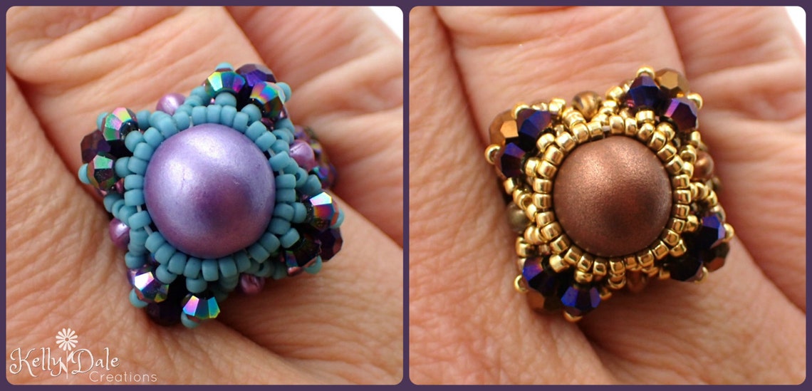 Tile by Tile Ring PDF Jewelry Making Tutorial INSTANT - Etsy