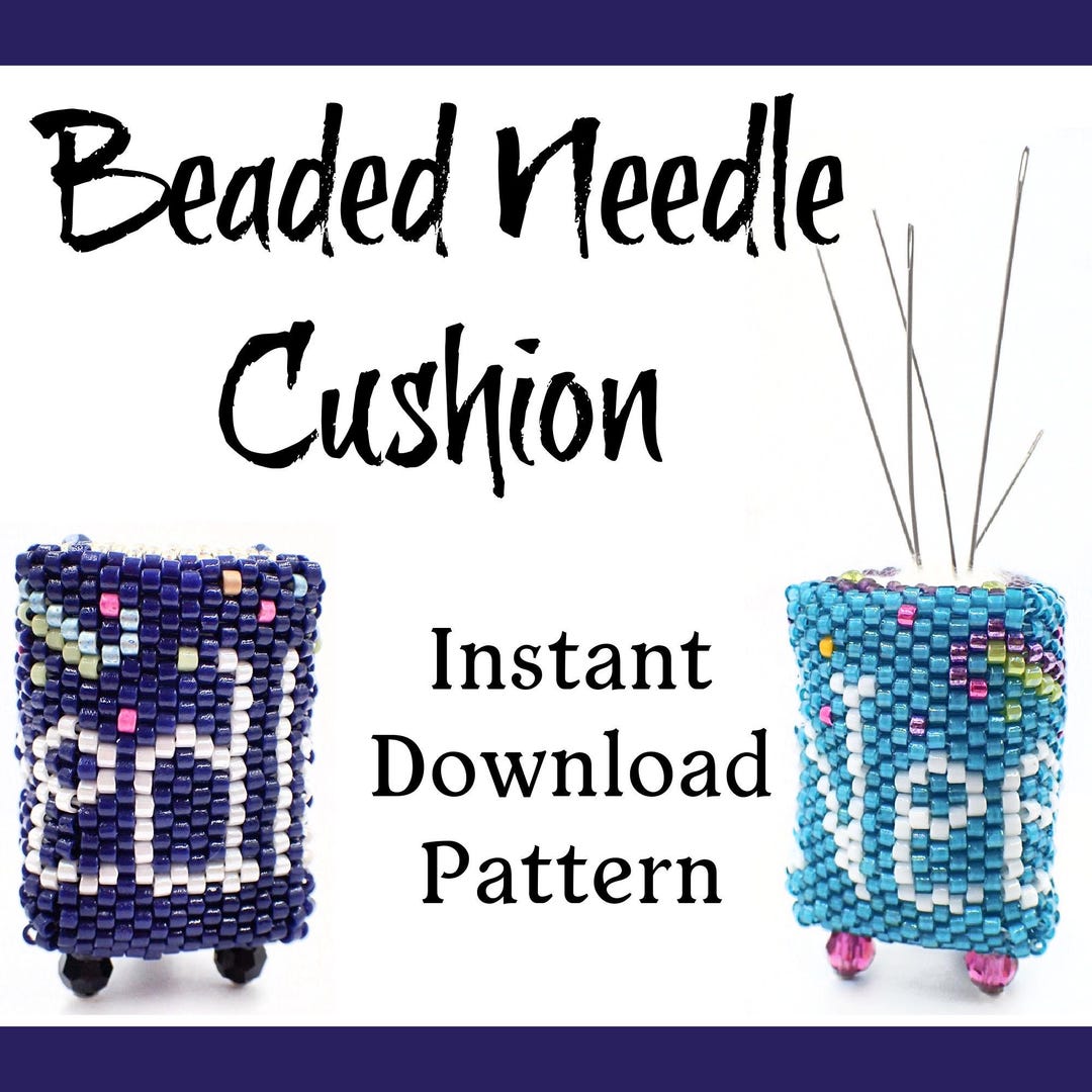 Beaded Needle Cushion Instant Download Pattern - Etsy