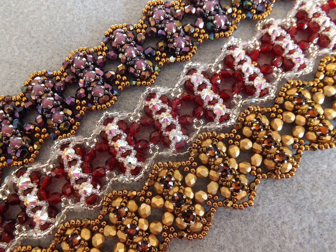 Super Storm Bracelet PDF Bead Weaving Tutorial (INSTANT DOWNLOAD) - Etsy