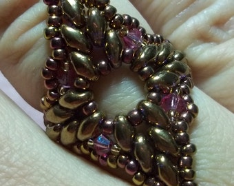 Diamond Duo Bracelet Pdf Tutorial INSTANT DOWNLOAD | Etsy