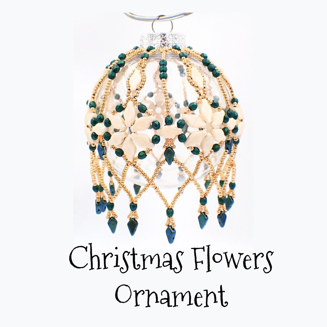 Christmas Flowers Ornament INSTANT DOWNLOAD Pattern - Etsy